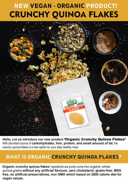 Organic / Bio Crunchy Quinoa Flakes – Macrobiotic World