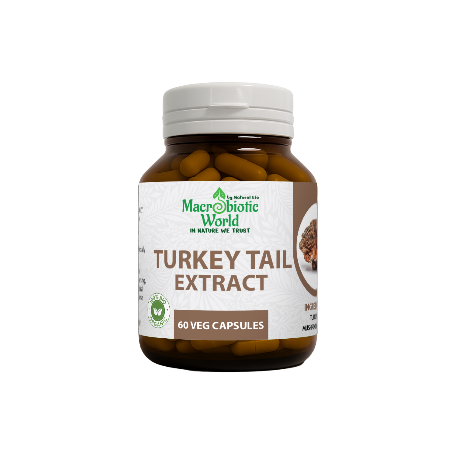 Turkey Tail Extract Capsules | Immune Support Mushroom – Macrobiotic World