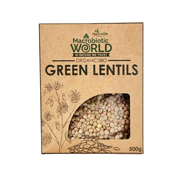 Organic / Bio Green Lentils | Beans & Legumes - Macrobiotic World