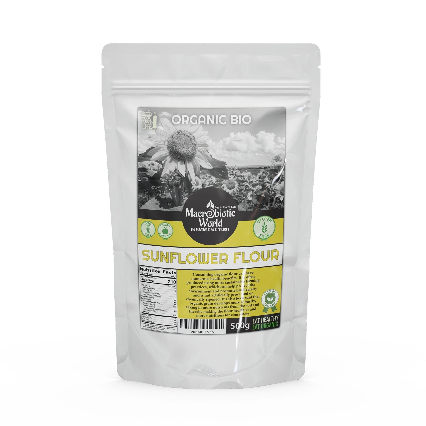 Organic - Bio | Sunflower Flour | แป้งเมล็ดทานตะวัน – Macrobiotic World